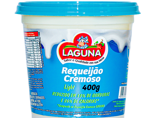 REQUEIJÃO CREMOSO LIGHT 400G – Fazenda Laguna